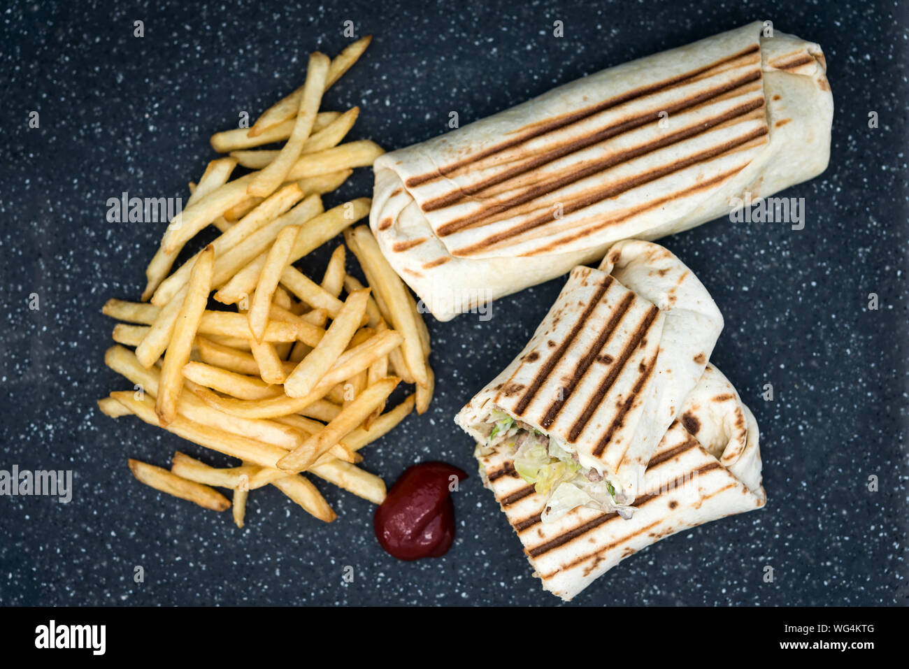 Fast food table hi-res stock photography and images - Alamy