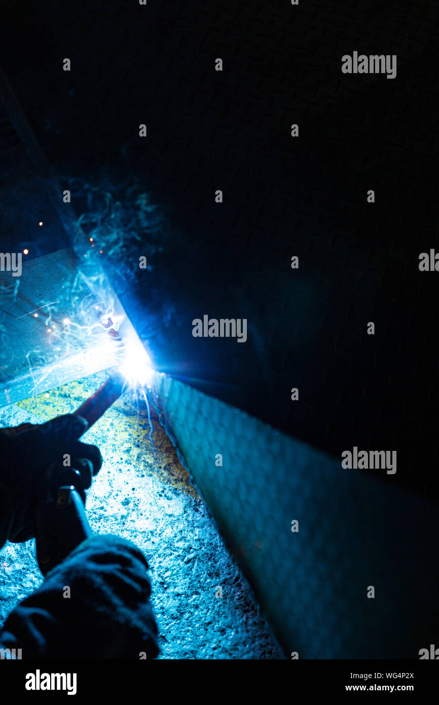 Construction steel weld floor hi-res stock photography and images - Alamy