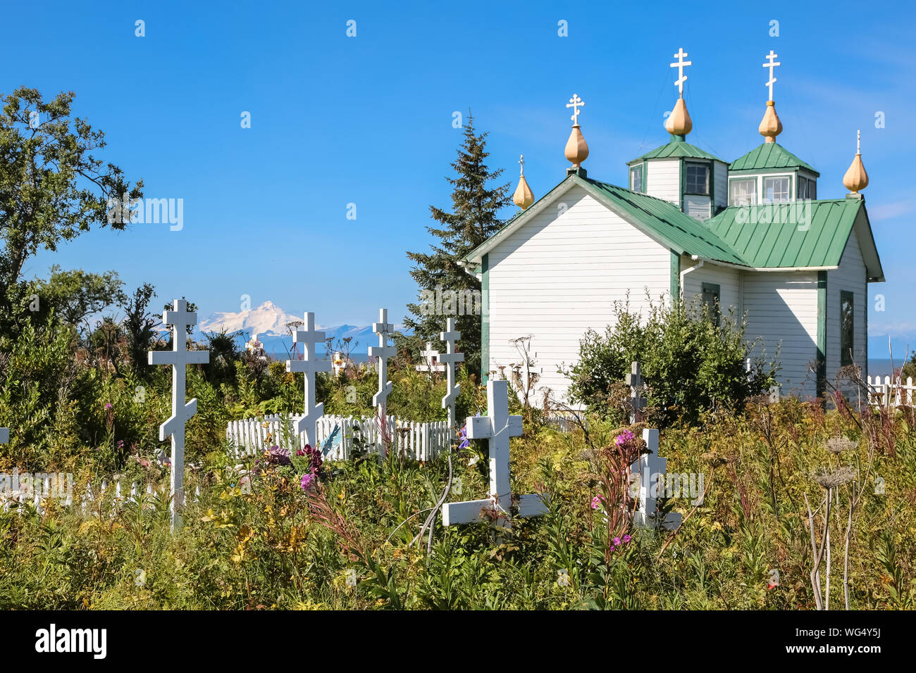 Russian orthodox church The Transfiguration of Our Lord, Ninilchik ...