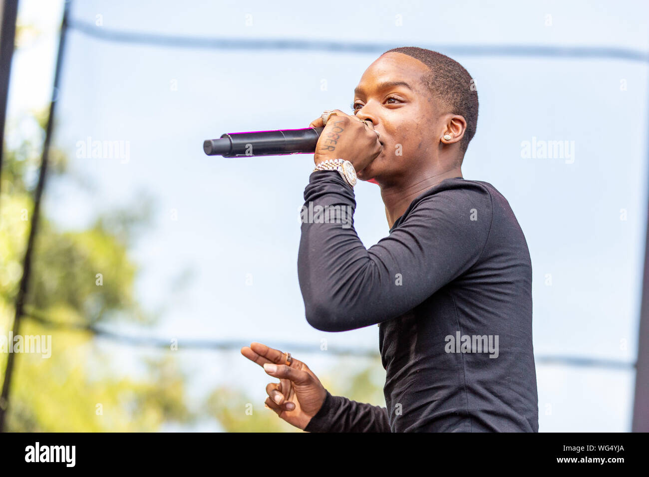 August 31, 2019, Philadelphia, Pennsylvania, U.S: Rapper CALBOY (CALVIN ...