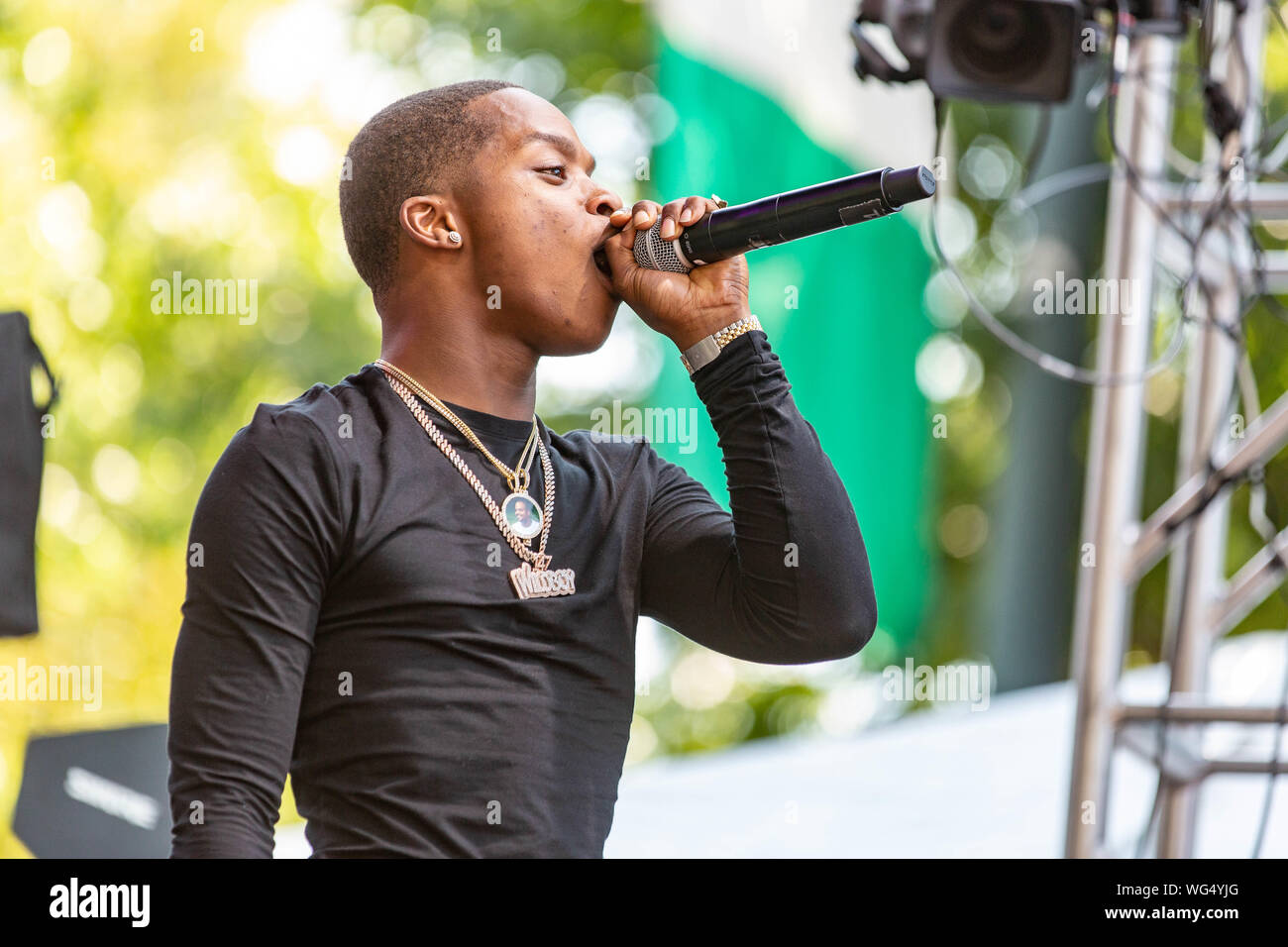 August 31, 2019, Philadelphia, Pennsylvania, U.S: Rapper CALBOY (CALVIN ...
