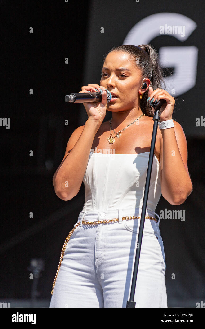 August 31, 2019, Philadelphia, Pennsylvania, U.S: British singer GRACE ...