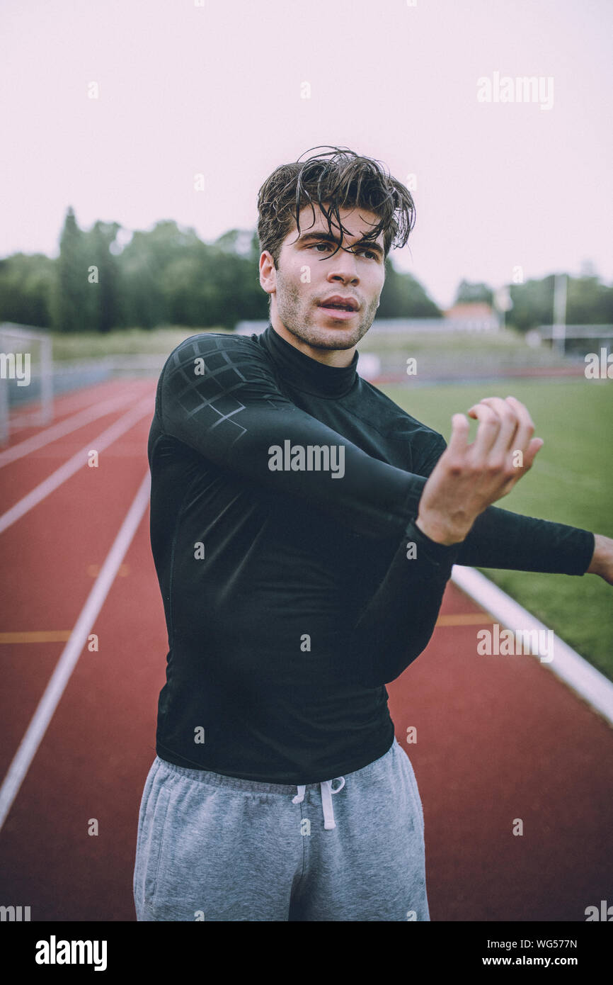 Man practicing running hi-res stock photography and images - Alamy