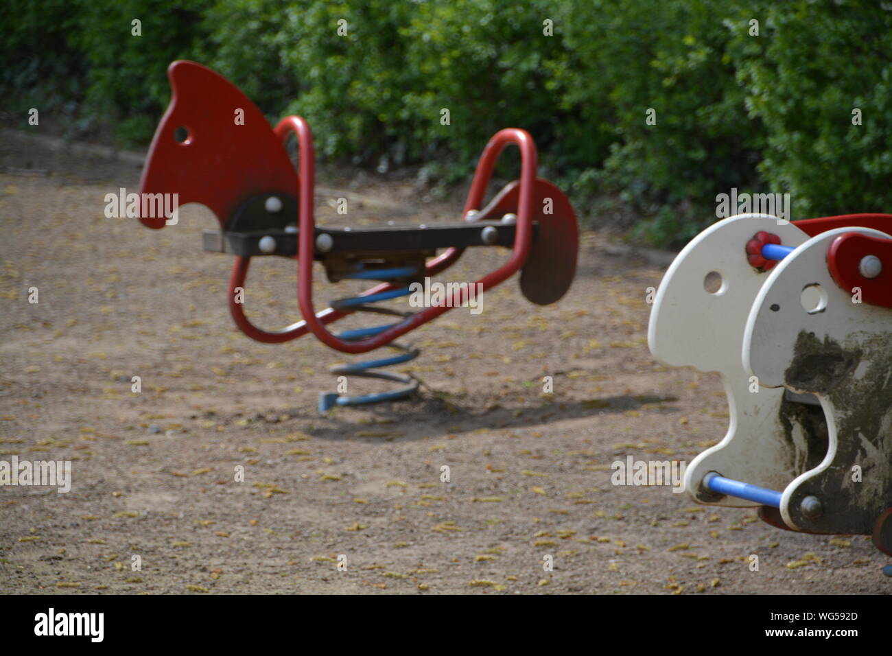 Playground rides hi-res stock photography and images - Alamy