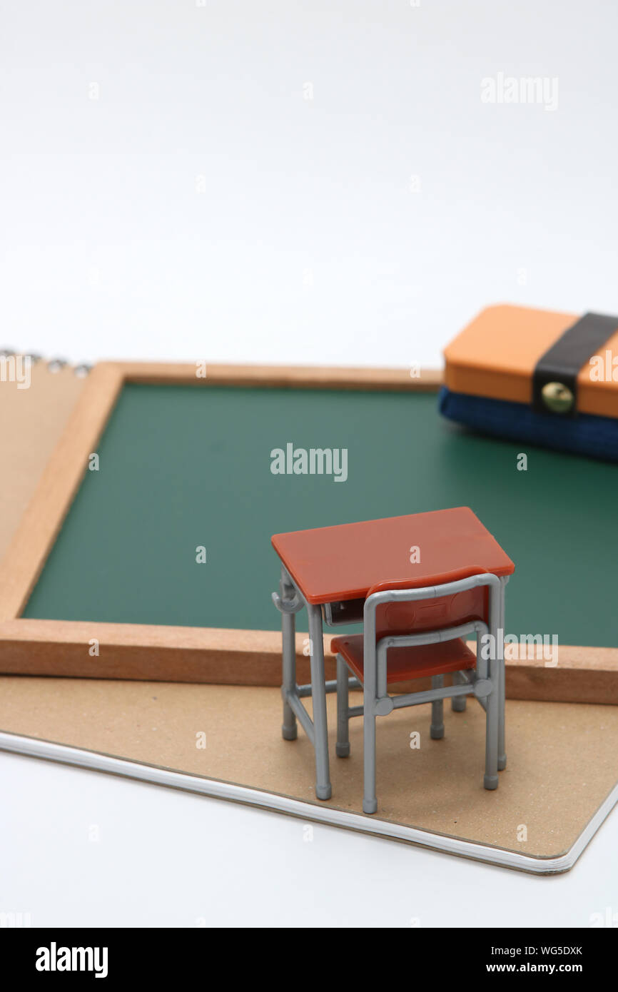 Desk chalkboard hi-res stock photography and images - Alamy