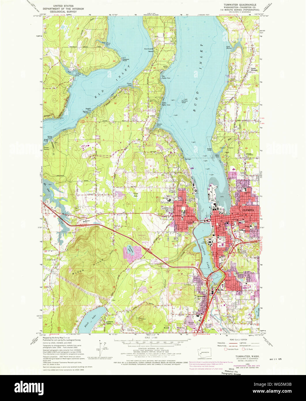 Map of tumwater hi-res stock photography and images - Alamy