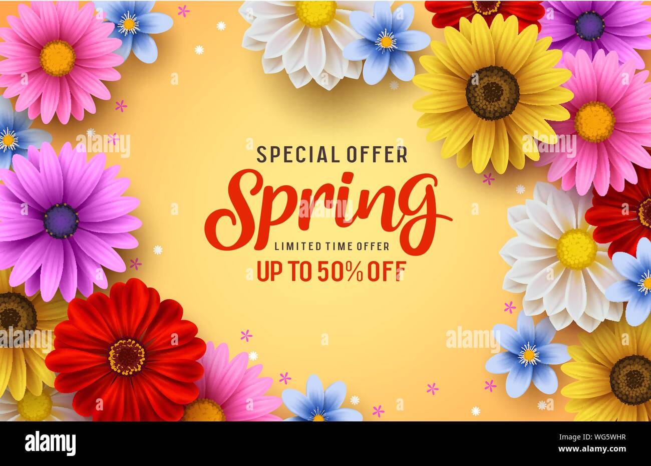 Spring season background Stock Vector Images - Alamy