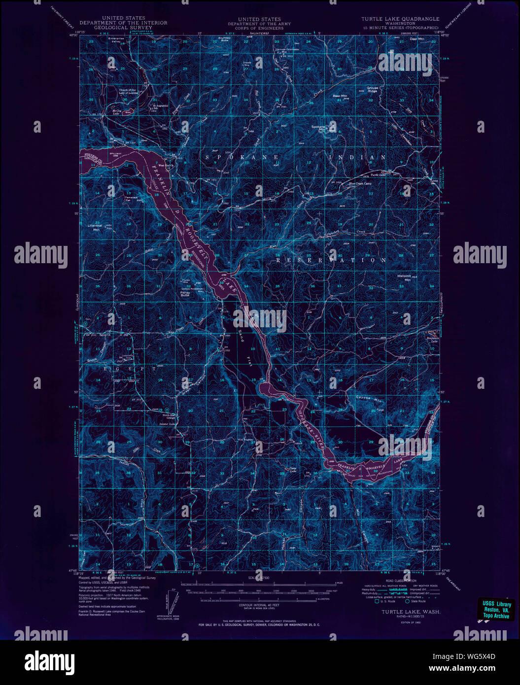 Turtle lake map hi-res stock photography and images - Alamy