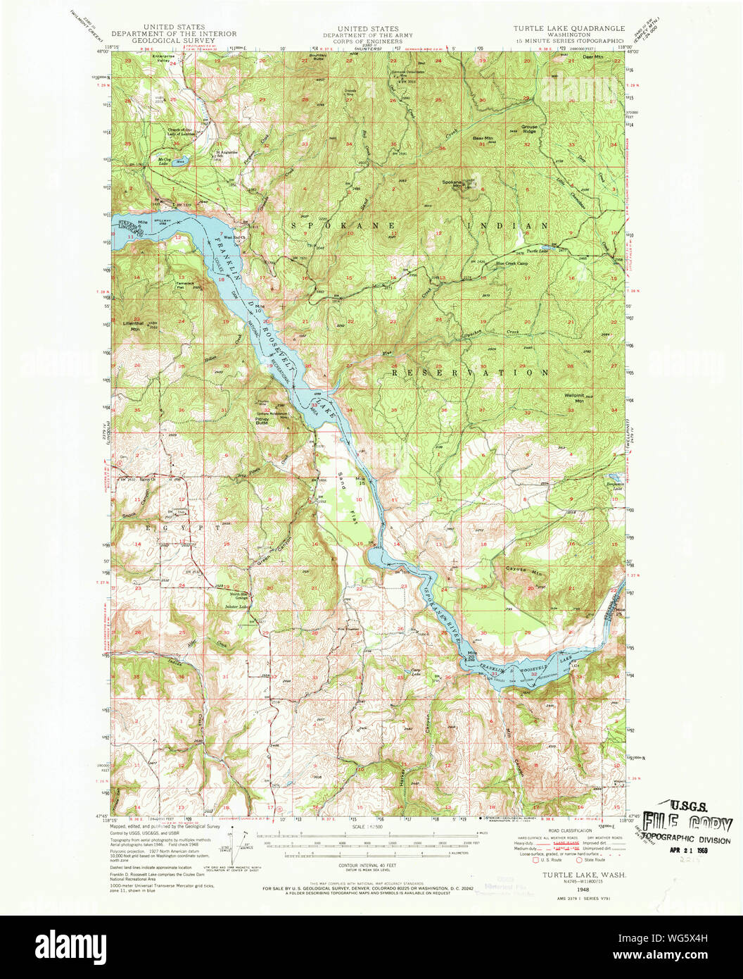 Turtle lake map hi-res stock photography and images - Alamy