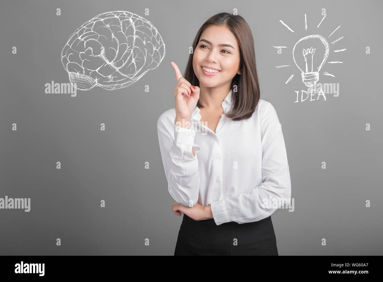 Brain bulb hi-res stock photography and images - Alamy