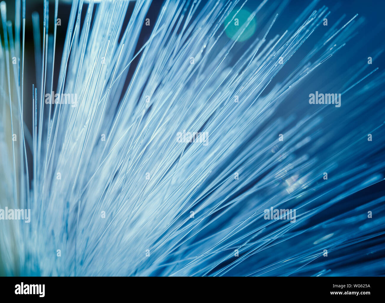 Blue fiber optic background Stock Photo - Alamy