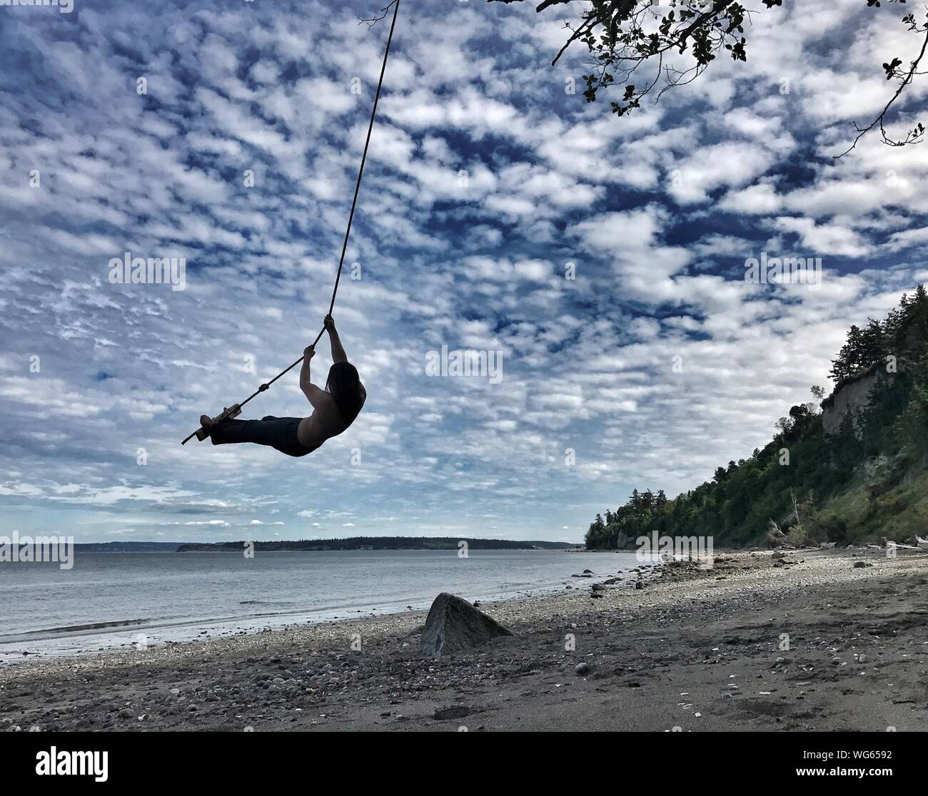 Tree Over Water Rope Swing High Resolution Stock Photography and Images ...