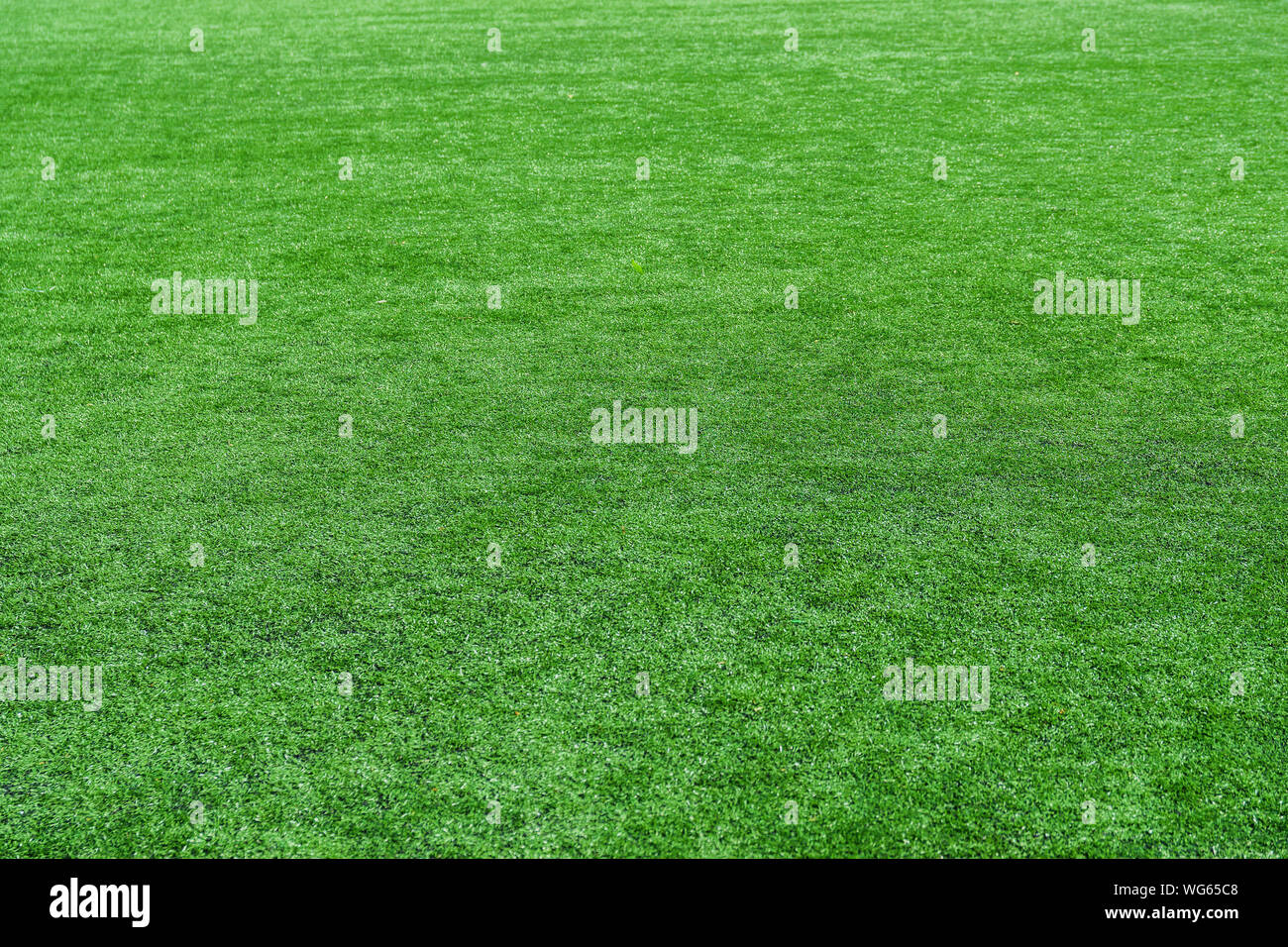 Photo of the details of football field with artificial grass Stock ...