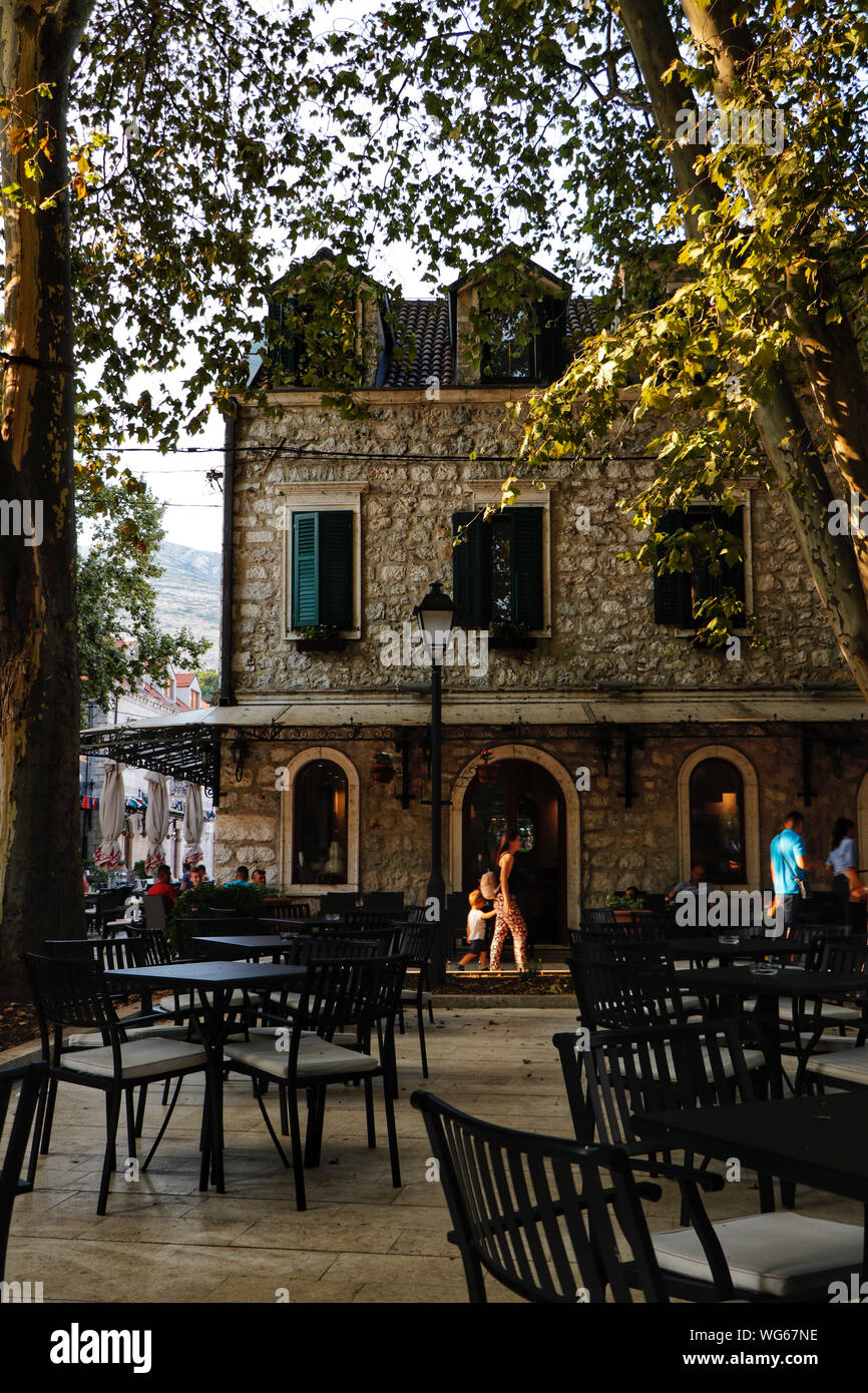 Street scene in Trebinje, Bosnia and Herzegovina Stock Photo - Alamy