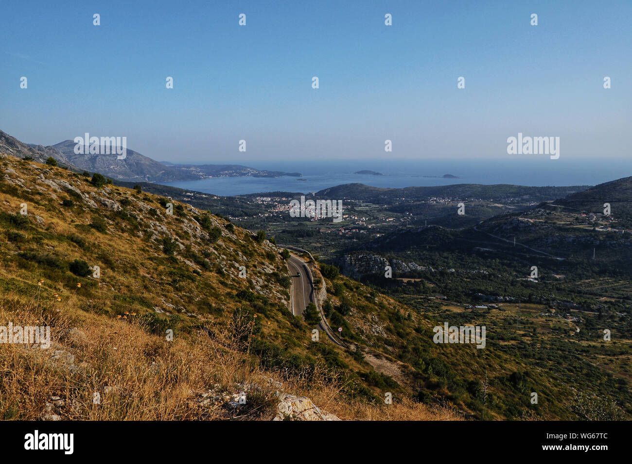 Ivanica, a town in Bosnia And Herzegovina, just across the border from ...