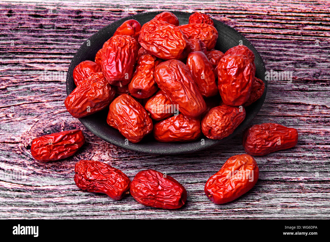 Dried jujube ,The fruit is a traditional Chinese herb , Chinese jujube ...
