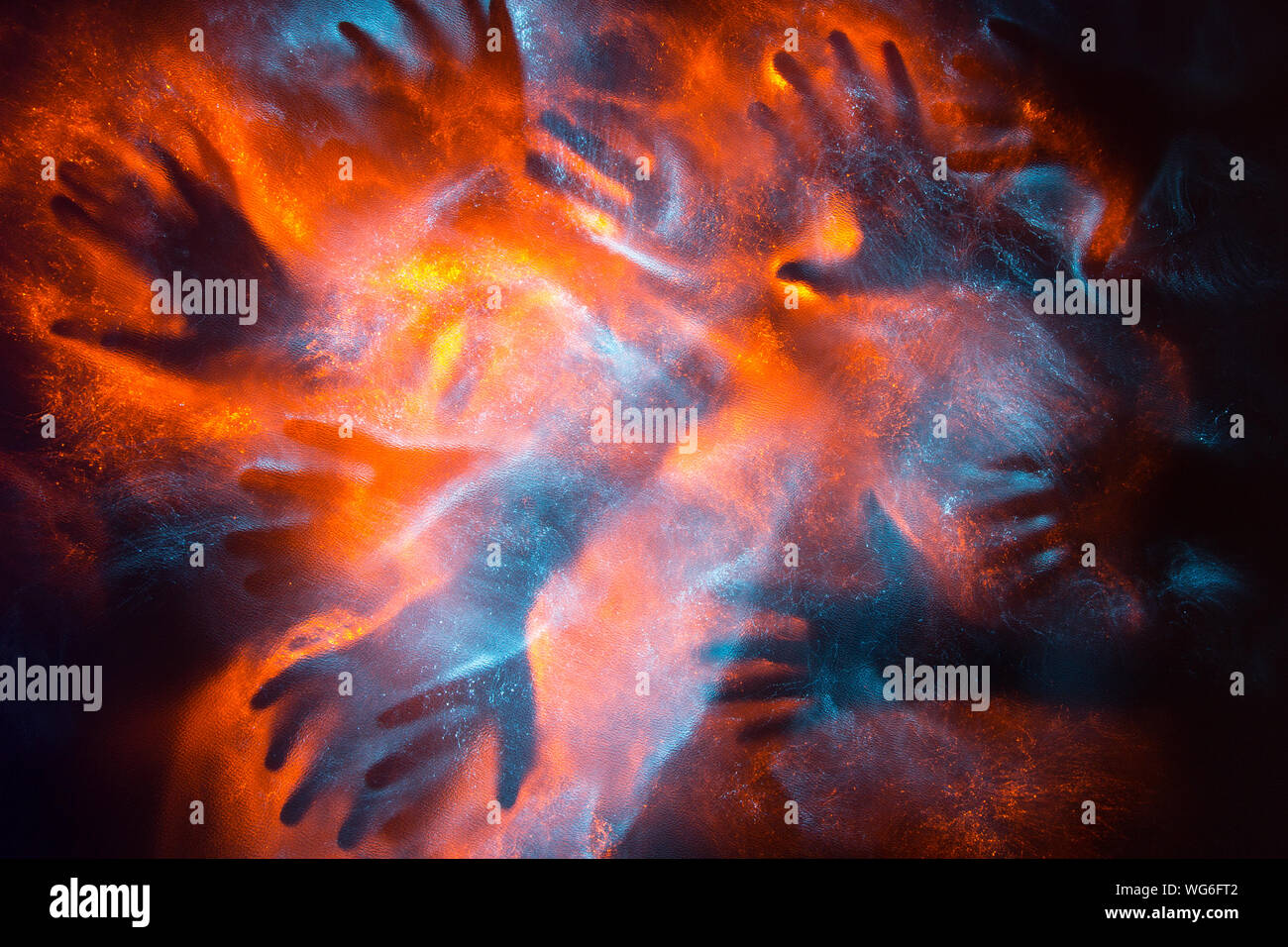 Hand Behind Fabric High Resolution Stock Photography and Images - Alamy