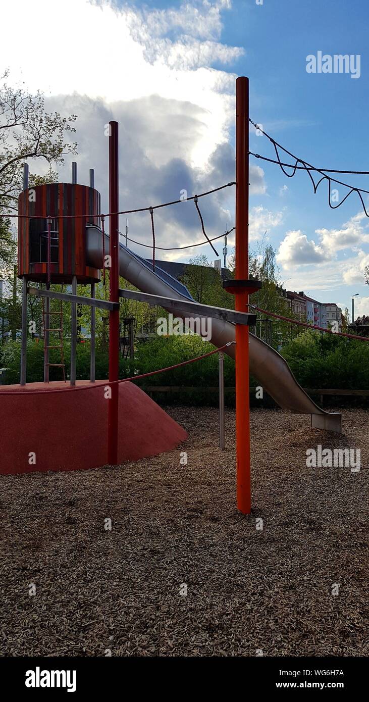 Empty Playground Slide High Resolution Stock Photography and Images - Alamy