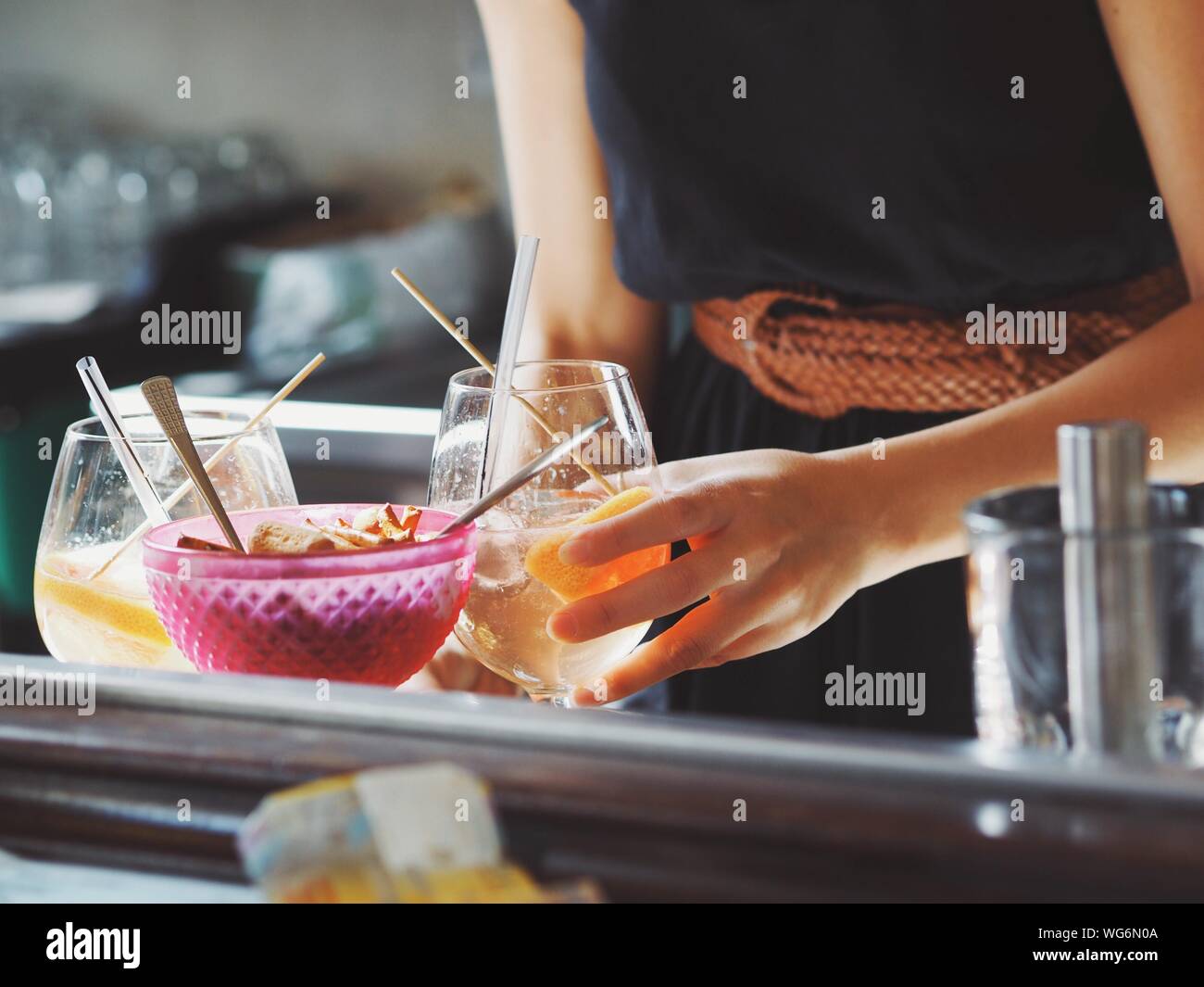 Establishment serving drinks hi-res stock photography and images - Alamy