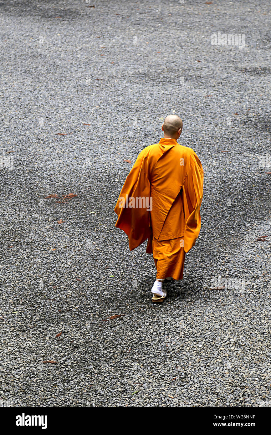 Monk on the street hi-res stock photography and images - Alamy