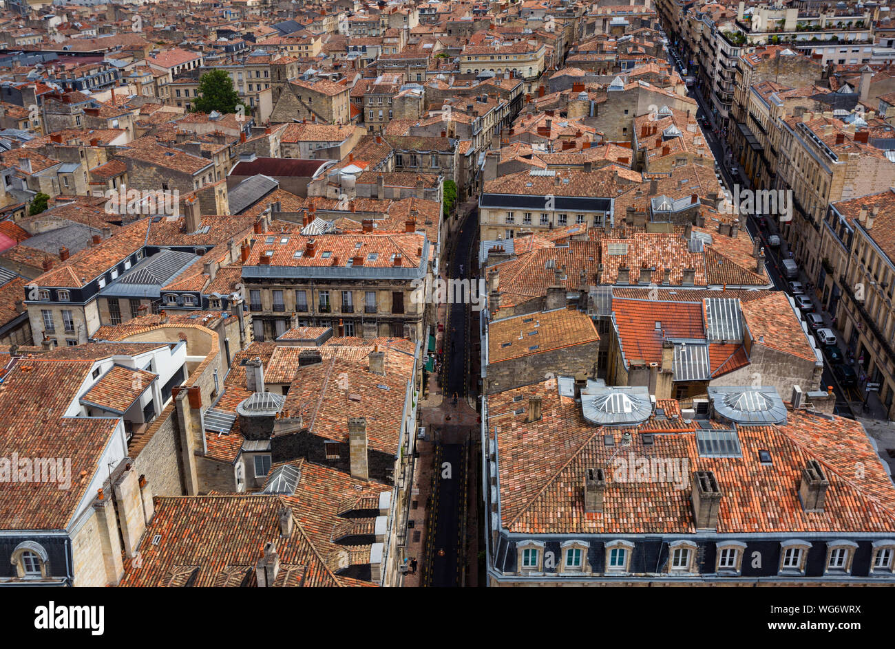 Bordeaux france city aerial hi-res stock photography and images - Alamy
