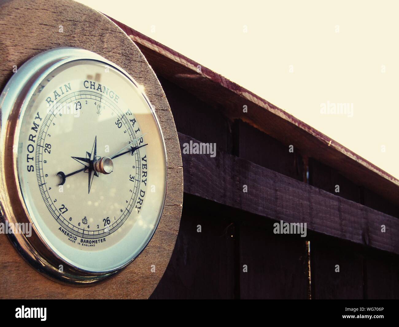 Barometer mounted on wall hi-res stock photography and images - Alamy