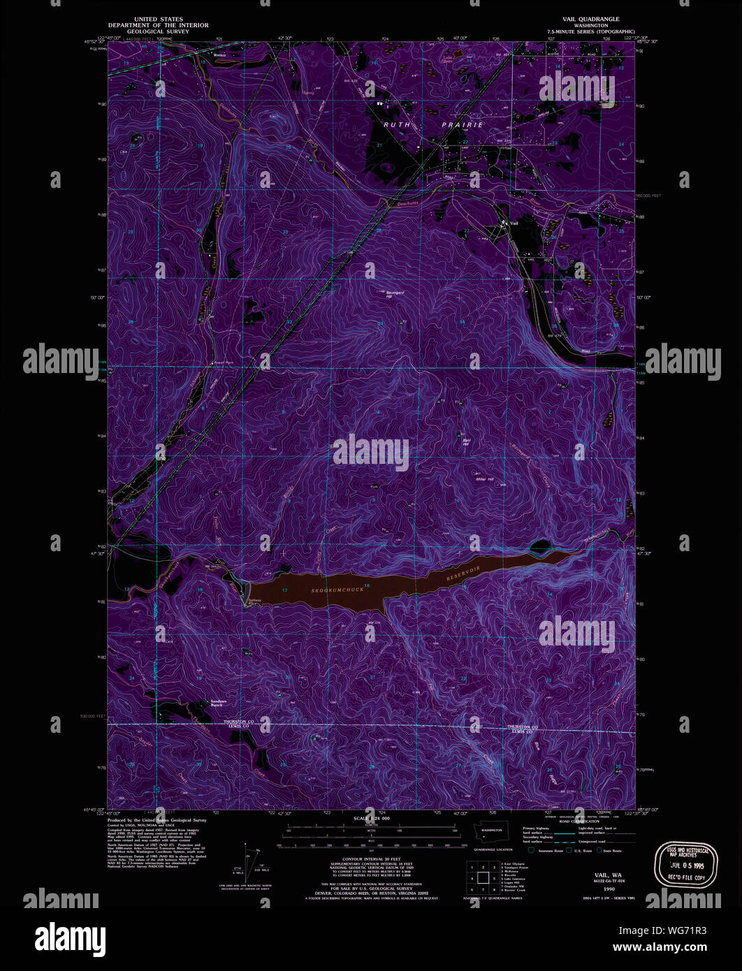 Map of vail hi-res stock photography and images - Alamy