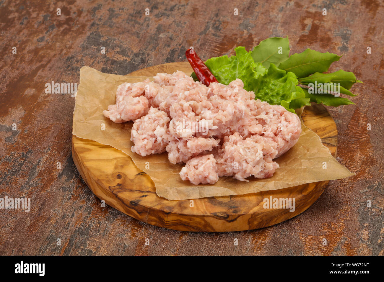 Homemade pork minced meat ready for cooking Stock Photo - Alamy