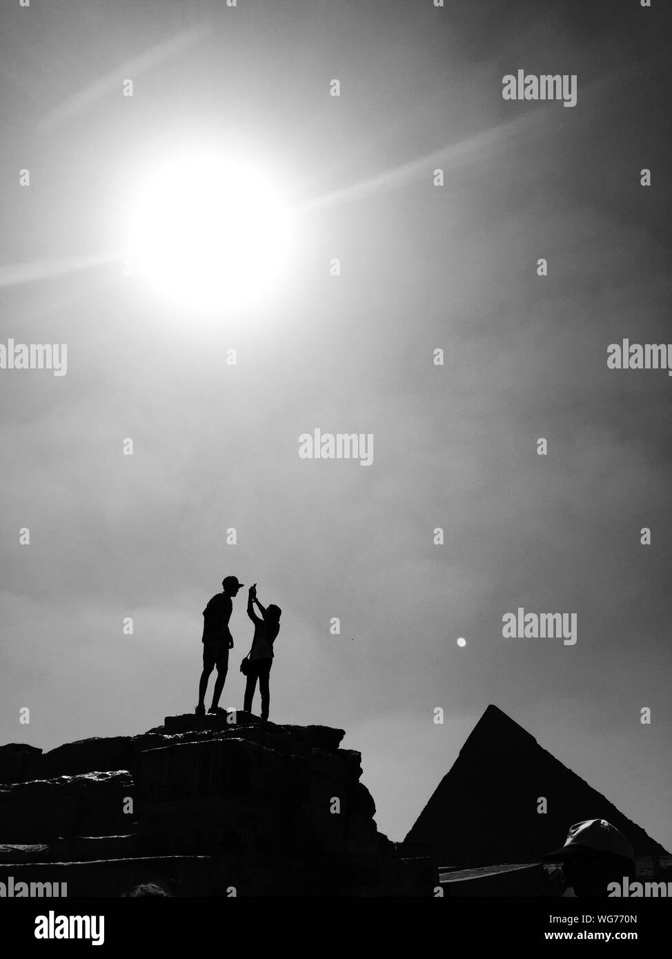 Pyramid of the sun Black and White Stock Photos & Images - Alamy