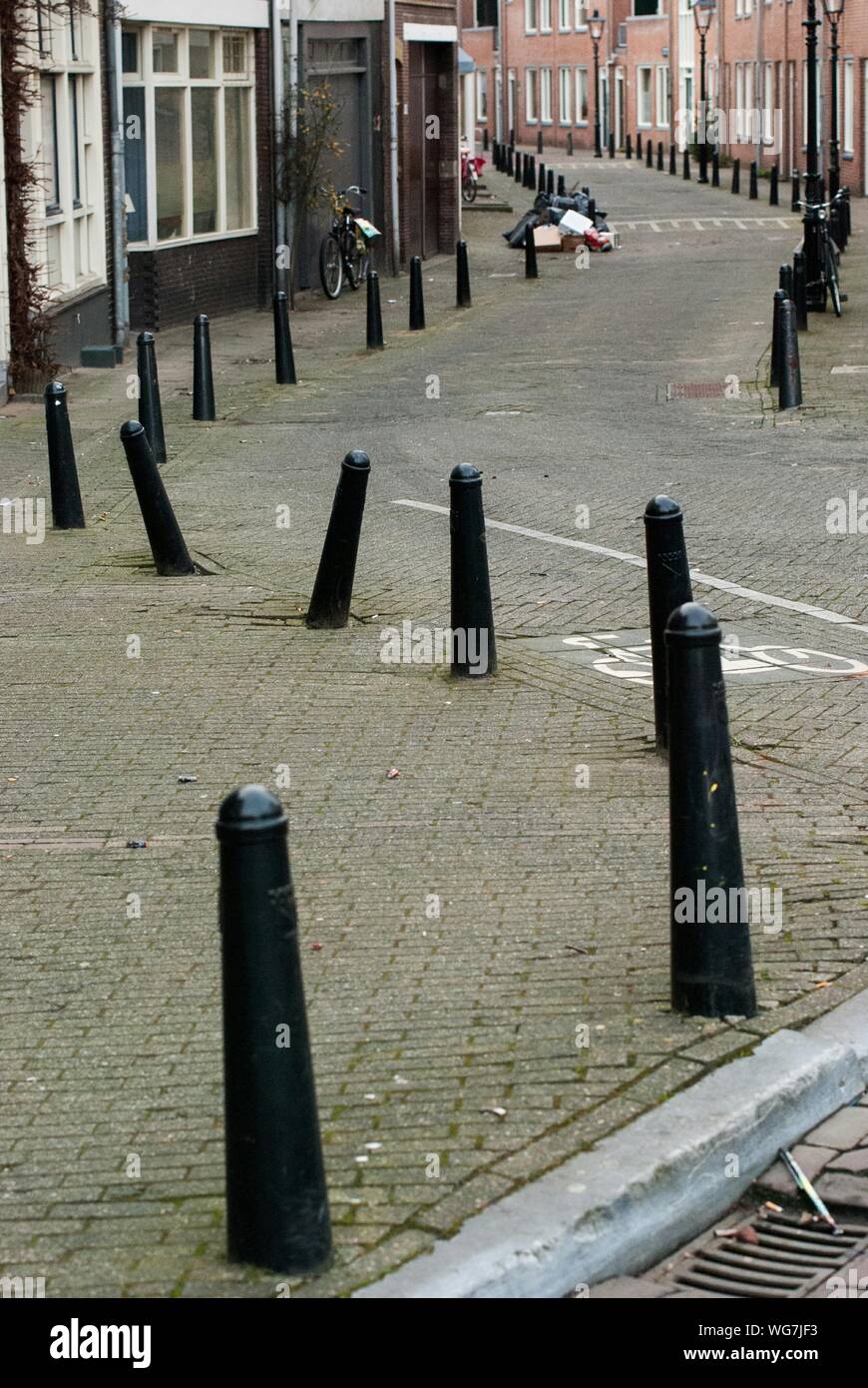 Bollards On A Road High Resolution Stock Photography and Images - Alamy