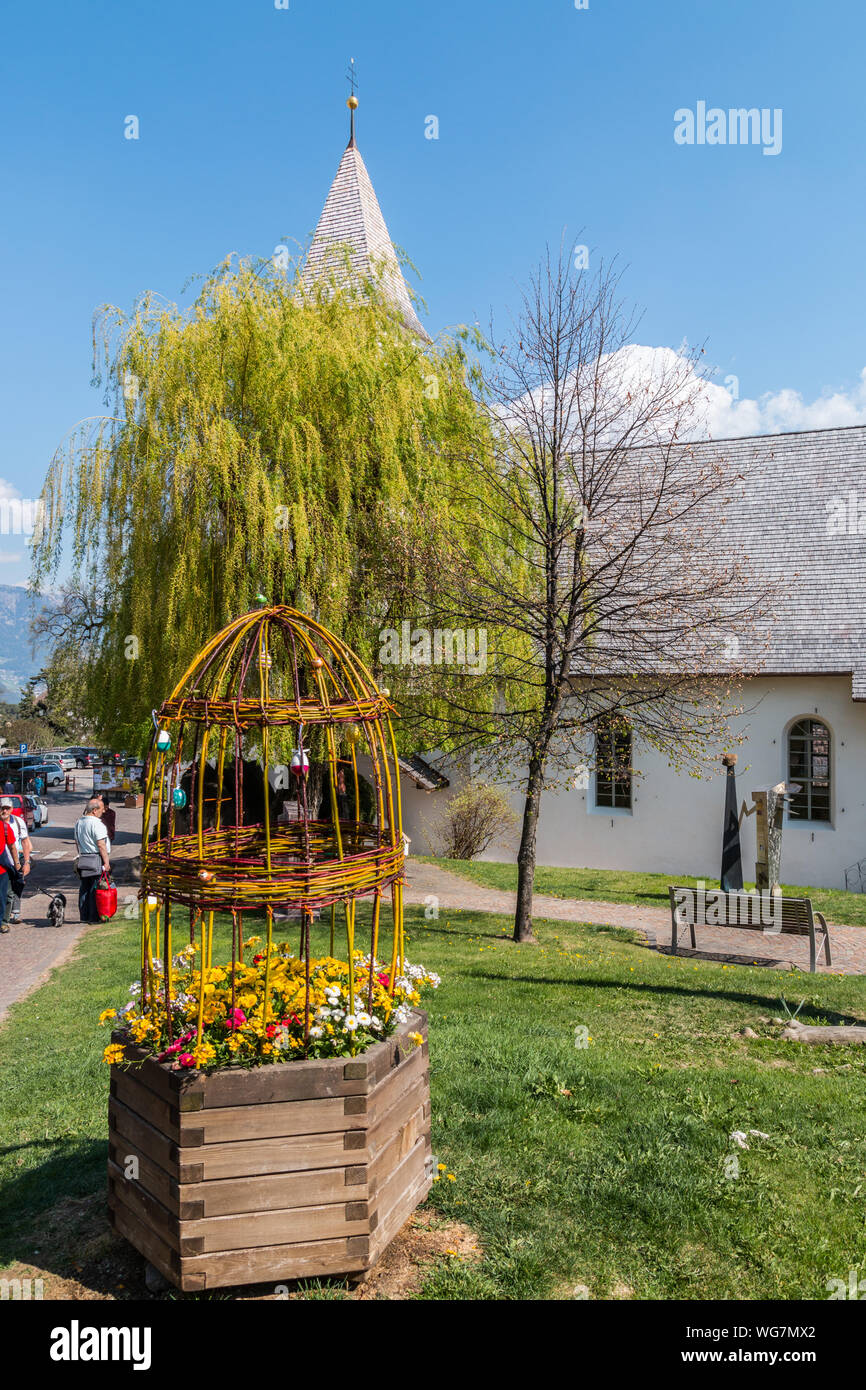 Renon plateau and its earth pyramids europe hi-res stock photography ...