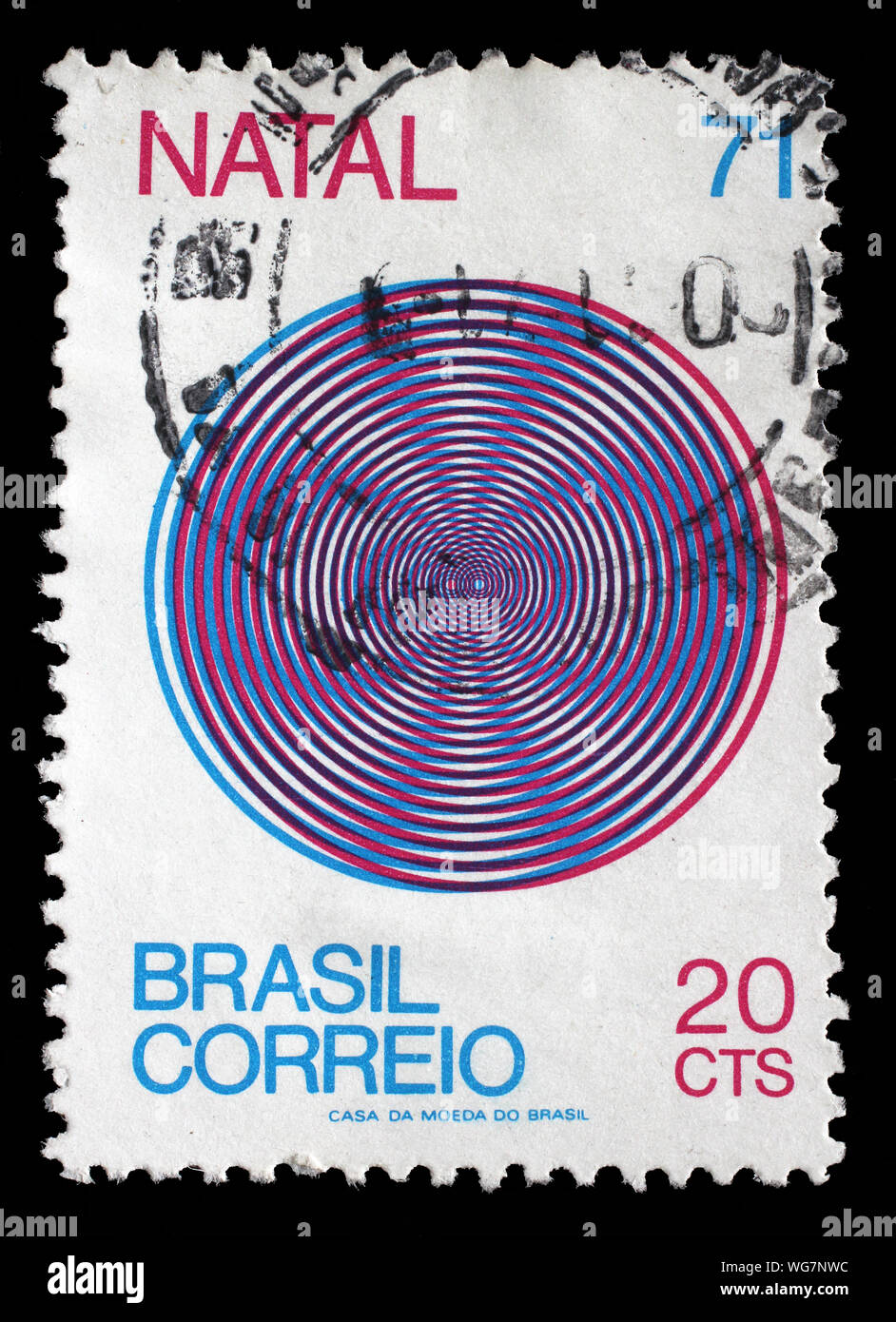 Old postage stamp brazil hi-res stock photography and images - Alamy