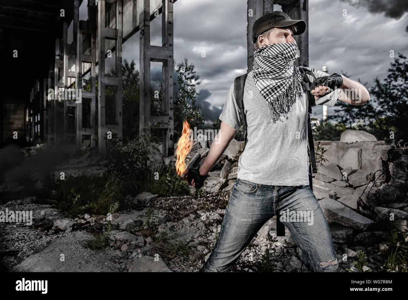 Throwing The Mask High Resolution Stock Photography and Images - Alamy