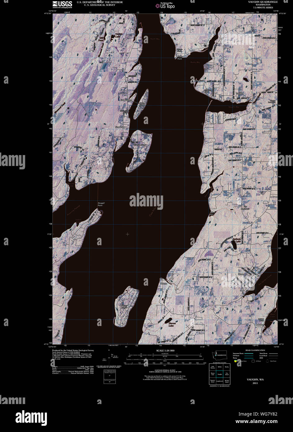 Vaughn map hi-res stock photography and images - Alamy