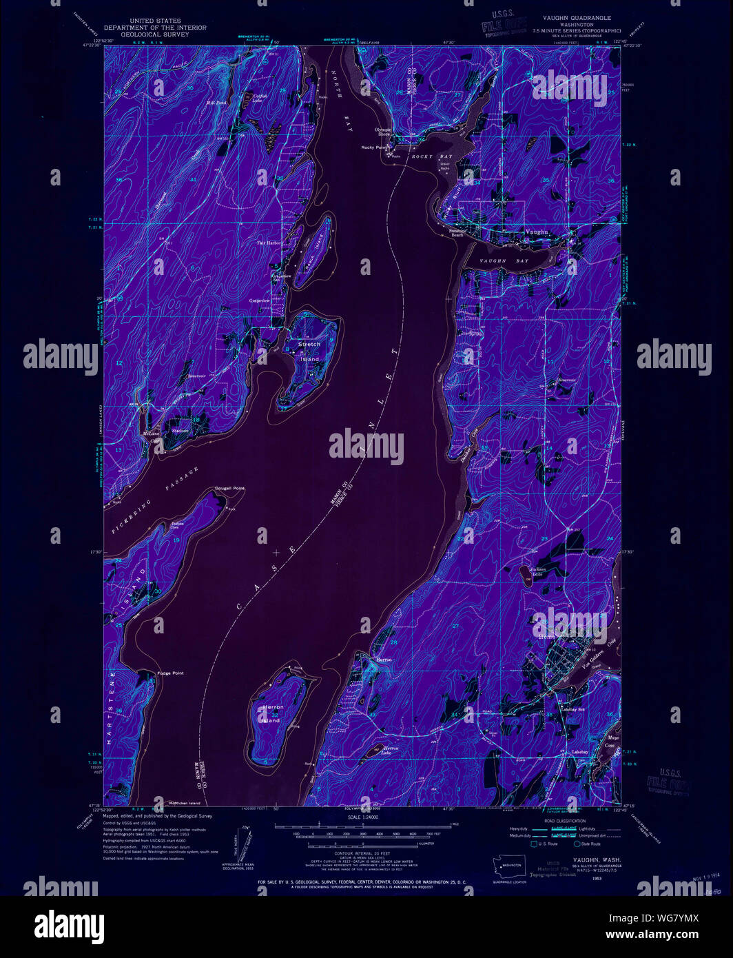 Map of vaughn hi-res stock photography and images - Alamy