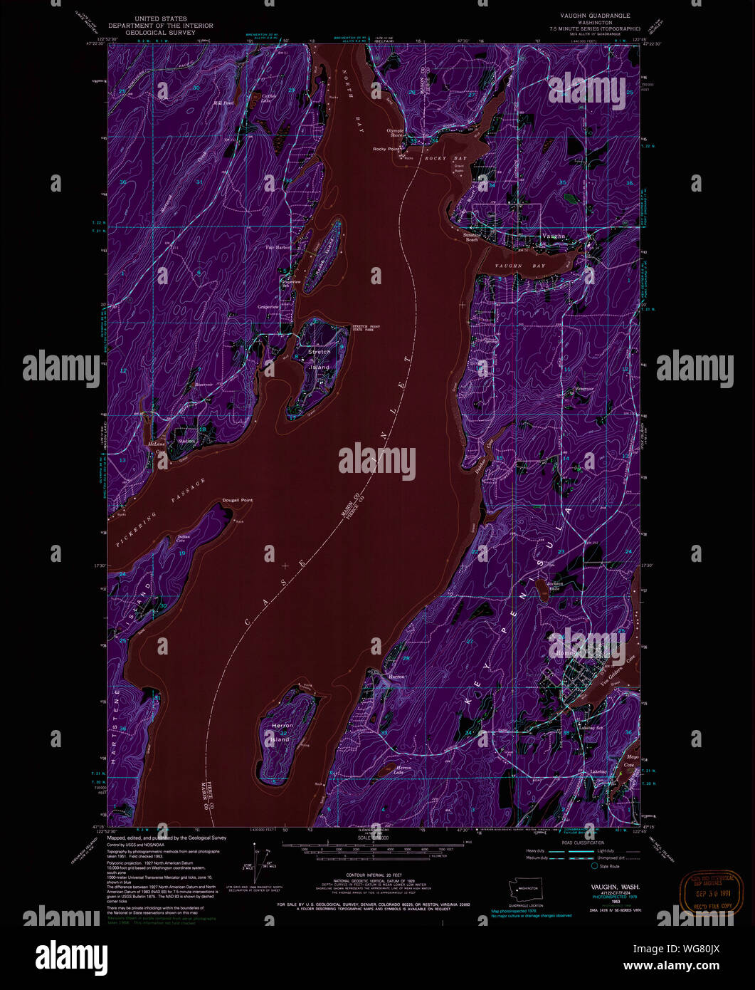 Map of vaughn hi-res stock photography and images - Alamy