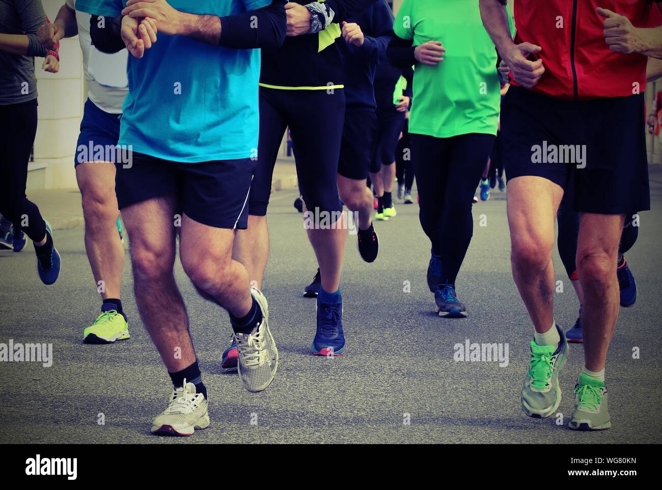 Old marathoner hi-res stock photography and images - Alamy