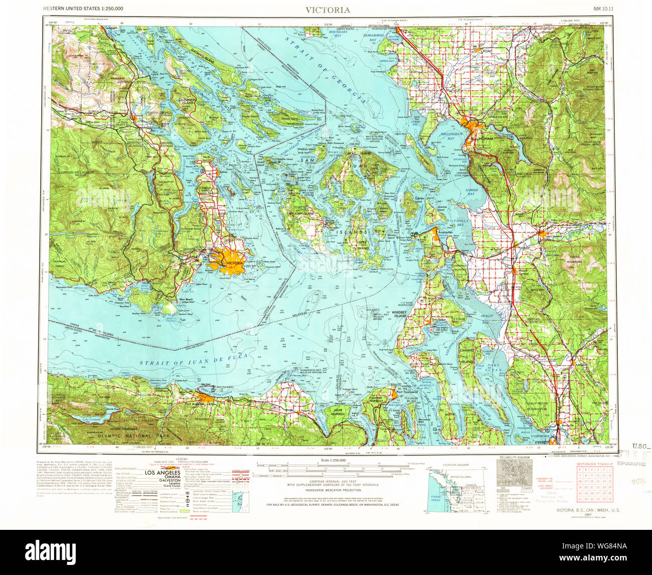 Victoria state map hi-res stock photography and images - Alamy