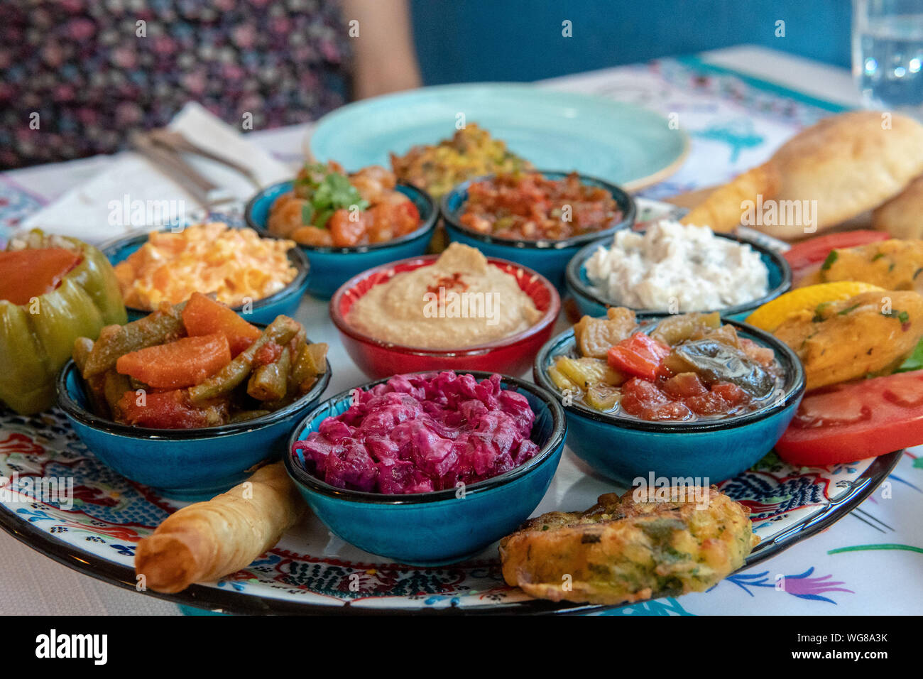 The Ultimate Mediterranean Mezze Platter in Turkey Stock Photo - Alamy