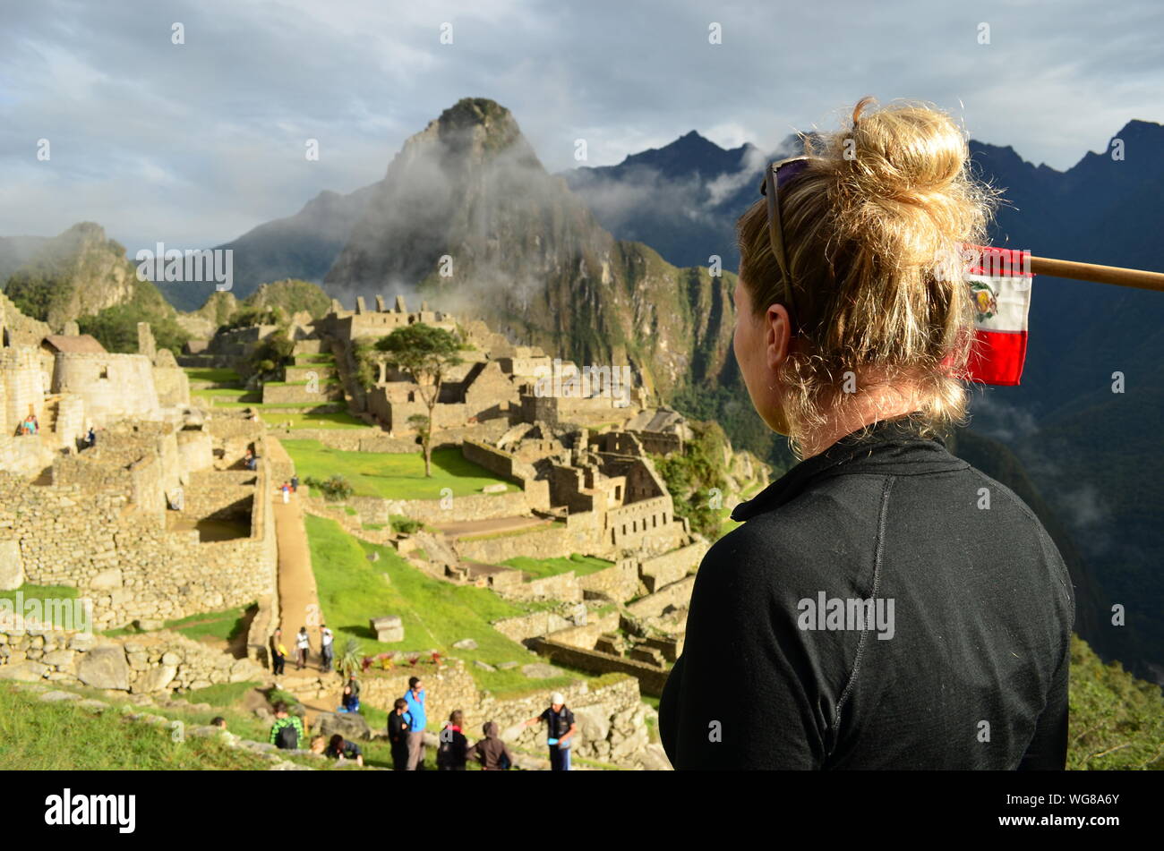 Flag machu picchu hi-res stock photography and images - Alamy