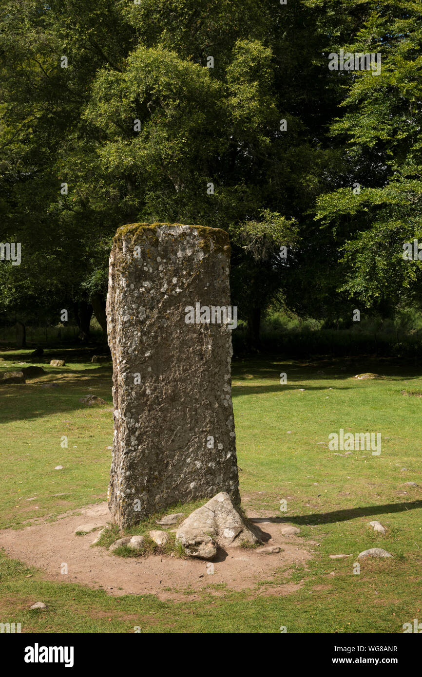 Standing stones at Balnuaran of Clava (Bronze Age necropolis). East of ...