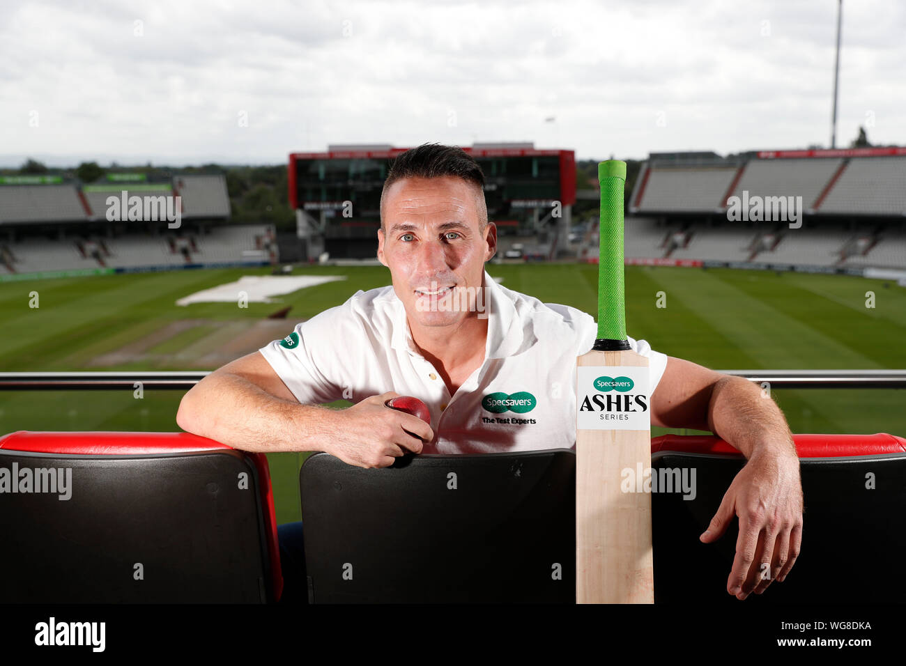 Former England cricket player Simon Jones poses ahead of the forth ...