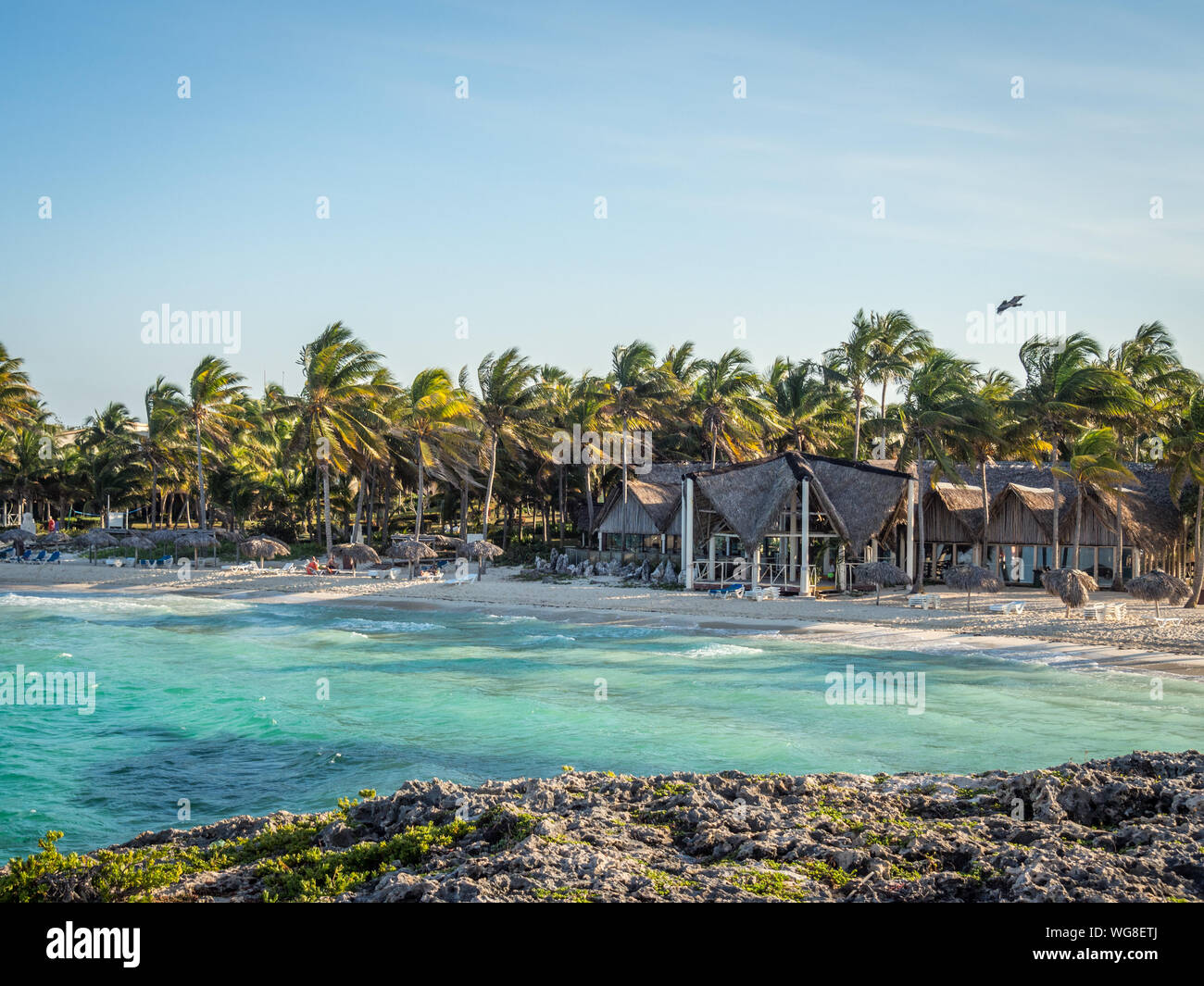 Palm huts hi-res stock photography and images - Alamy