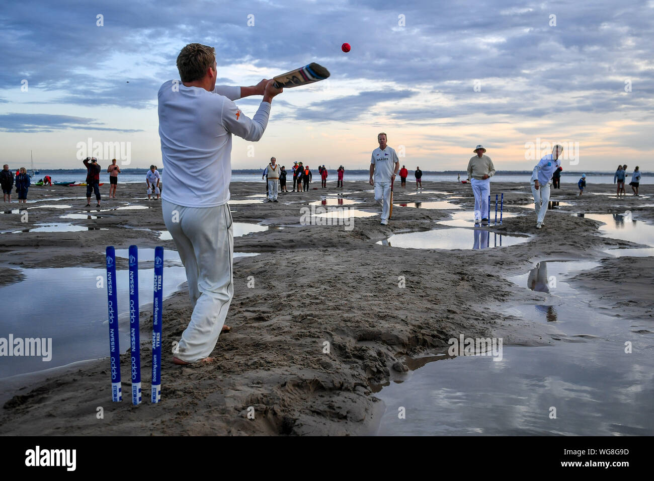 Annual Brambles Cricket Match Between Clubs High Resolution Stock ...
