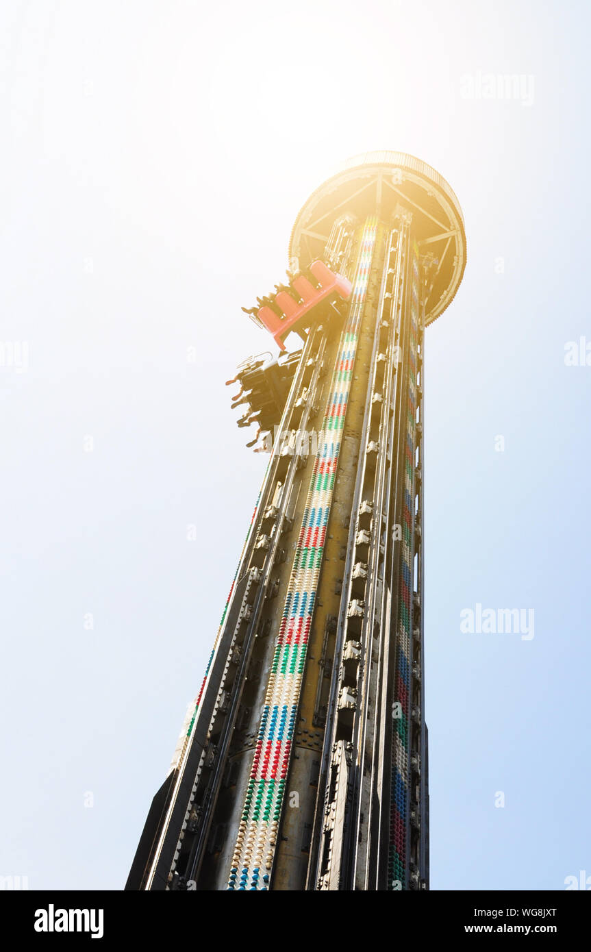 Sky tower ride hi-res stock photography and images - Alamy