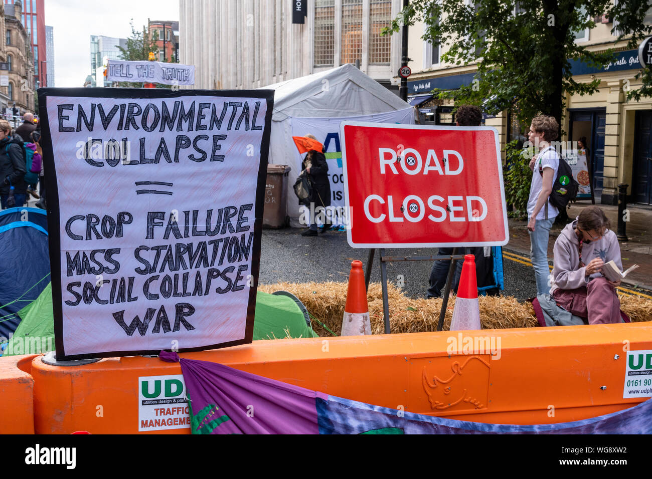 Climate protest group Extinction Rebellion holds protest blocking one ...