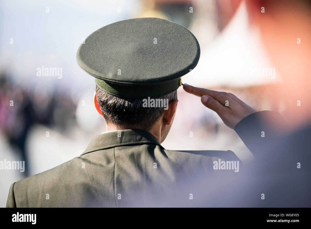 Army general rear view hi-res stock photography and images - Alamy
