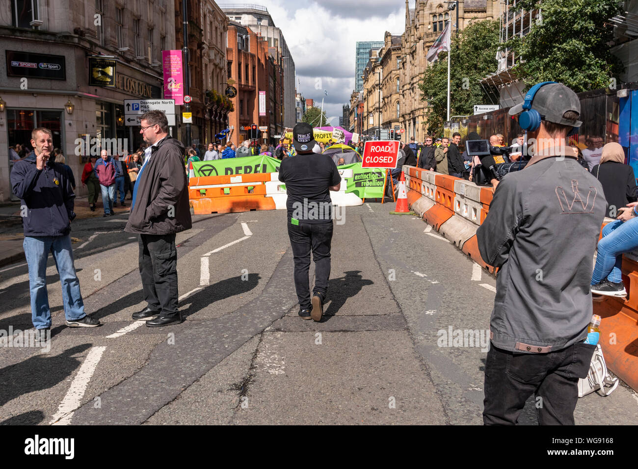 Climate protest group Extinction Rebellion holds protest blocking one ...