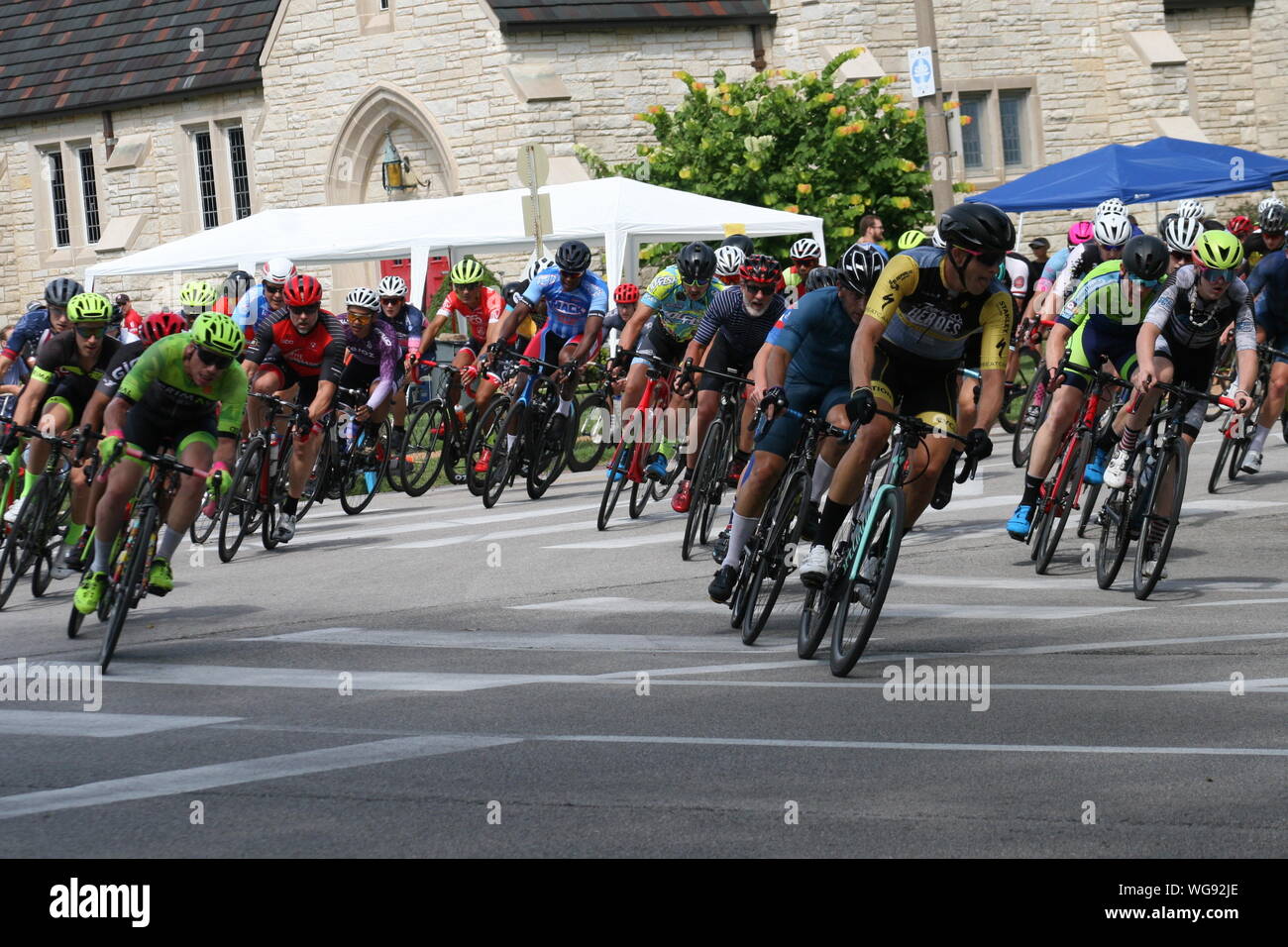 Turn Two Tour de Francis Stock Photo - Alamy