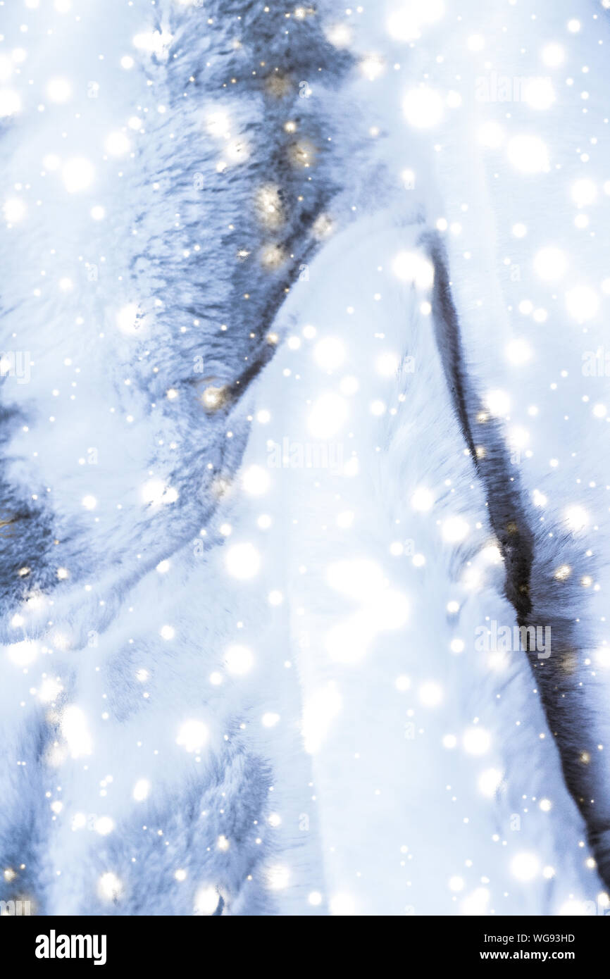 Christmas backdrop, warm winter clothing and fashion design concept ...